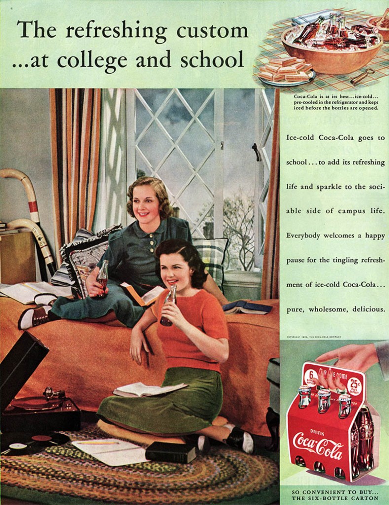 Musings from Marilyn » 1930s College Co-eds and Coca-Cola