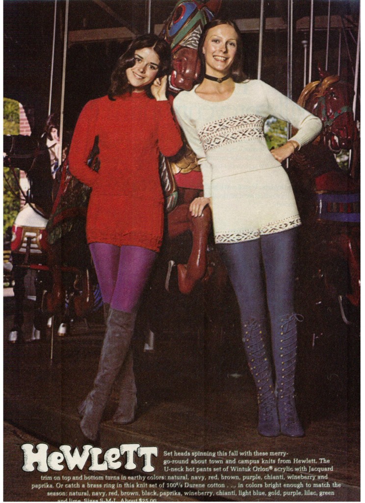 Musings from Marilyn » Those Funky 1971 Fashion Fads: Hot Pants and ...