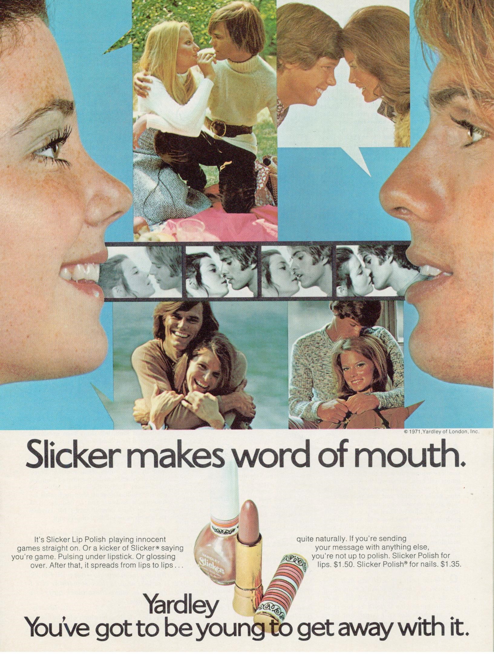Musings from Marilyn » Yardley of London’s Slicker Lip Polish, 1971