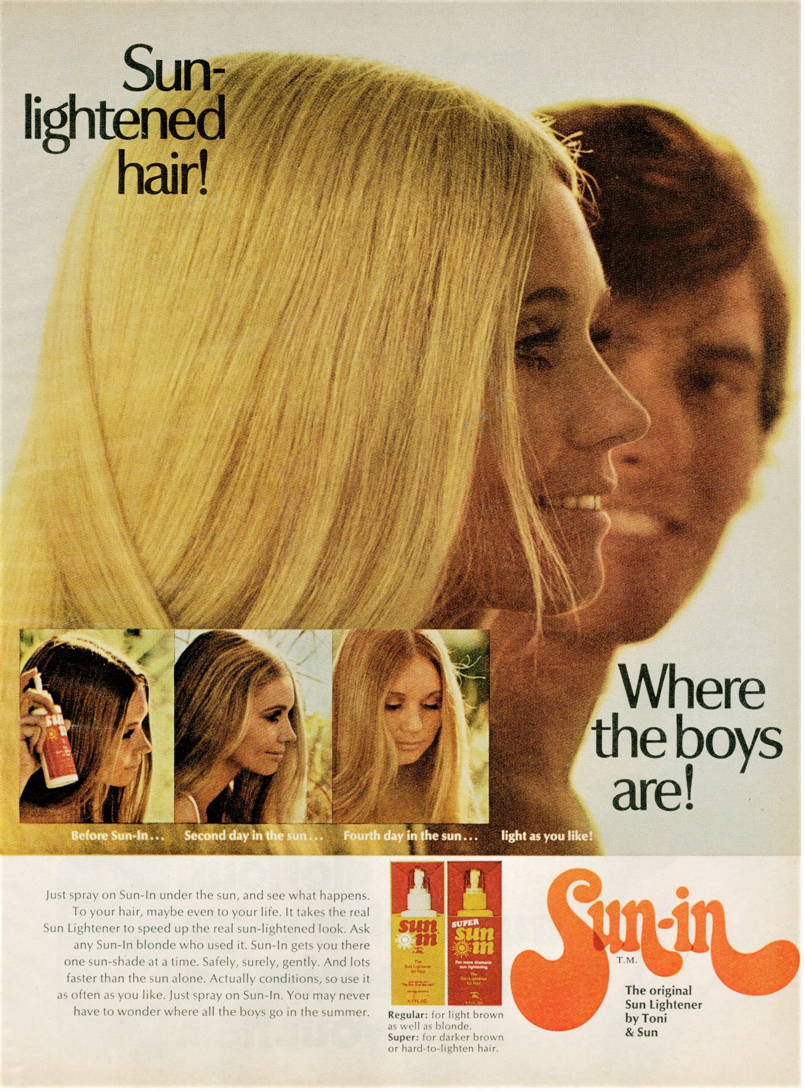 Musings from Marilyn » Using Sun-In for Sun-Lightened Hair, 1971